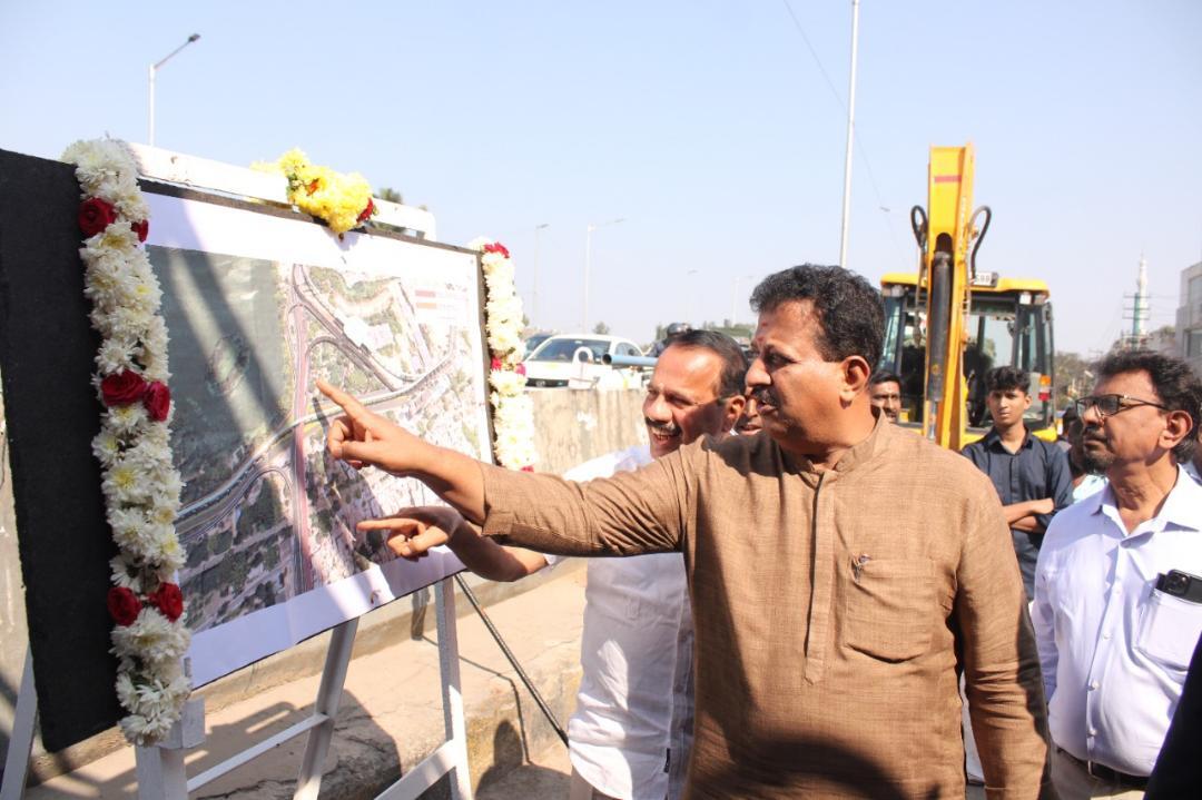 Hebbal flyover expansion project resumes in B'luru after 44 months ...
