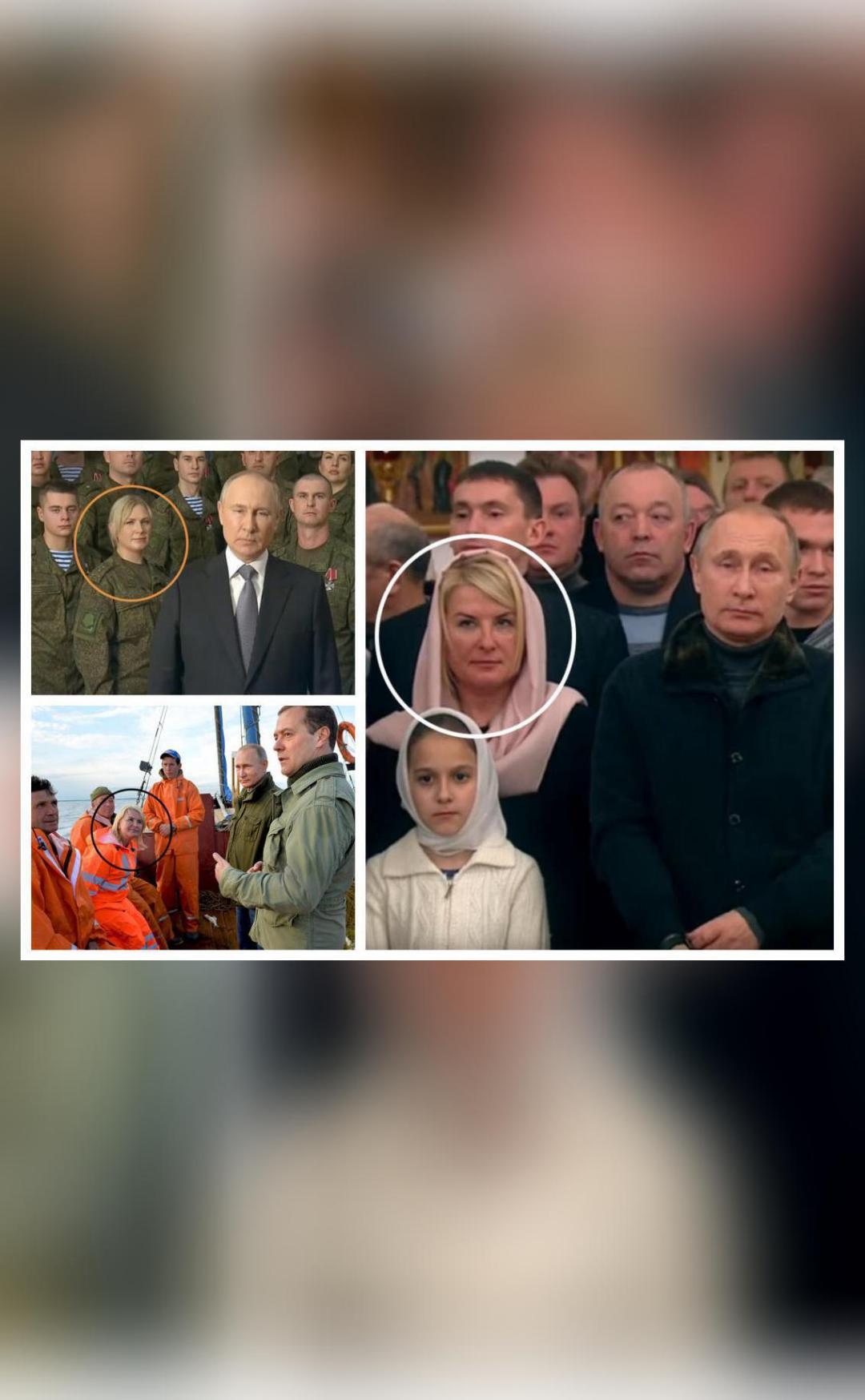 Putin seen using same woman in different roles in his photos; pics go viral