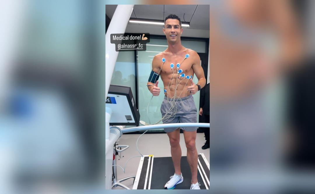 Pic Of Cristiano Ronaldo From His Al Nassr Medical Goes Viral Sports