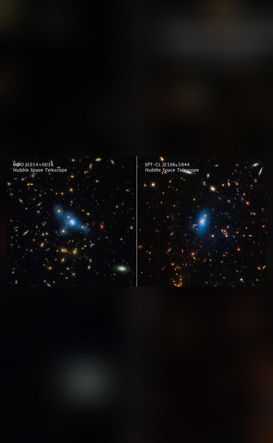 Pics Shared By Nasa Show Ghost Light Among Galaxies