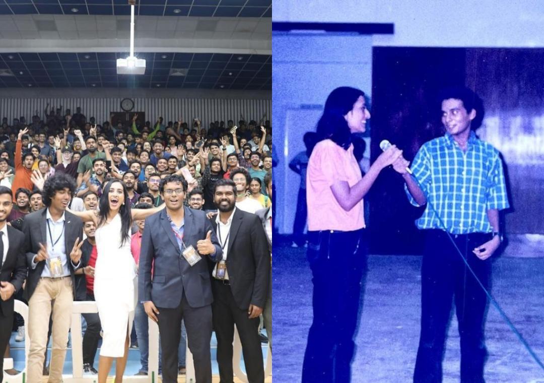 Same stage, 22 years apart: Sugar Cosmetics CEO Vineeta Singh on pics ...