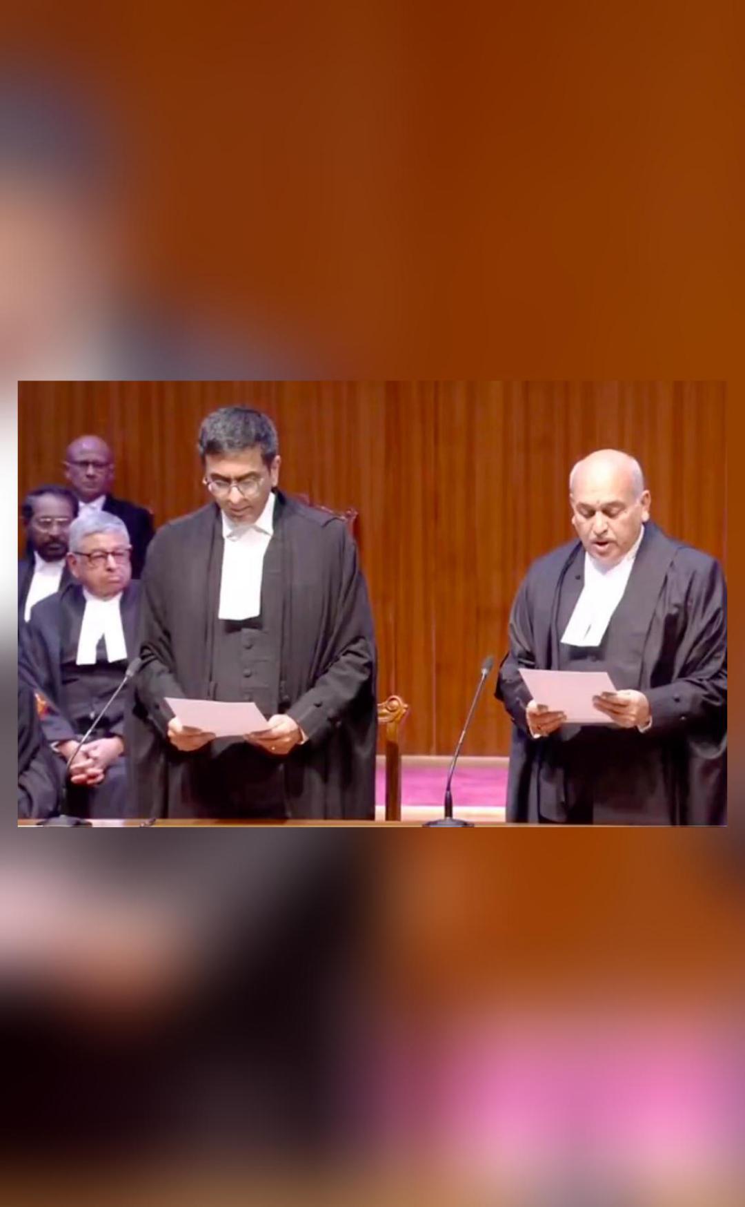 5 new Supreme Court judges take oath of office | National News | Inshorts