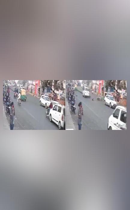 Woman held after running over man with car in Bengaluru, video out