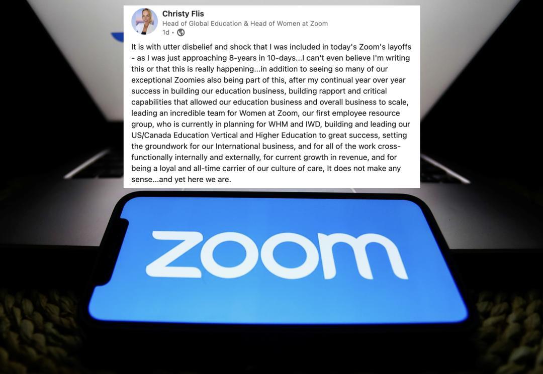I was approaching 8 years in 10 days: Fired Zoom employee in viral post