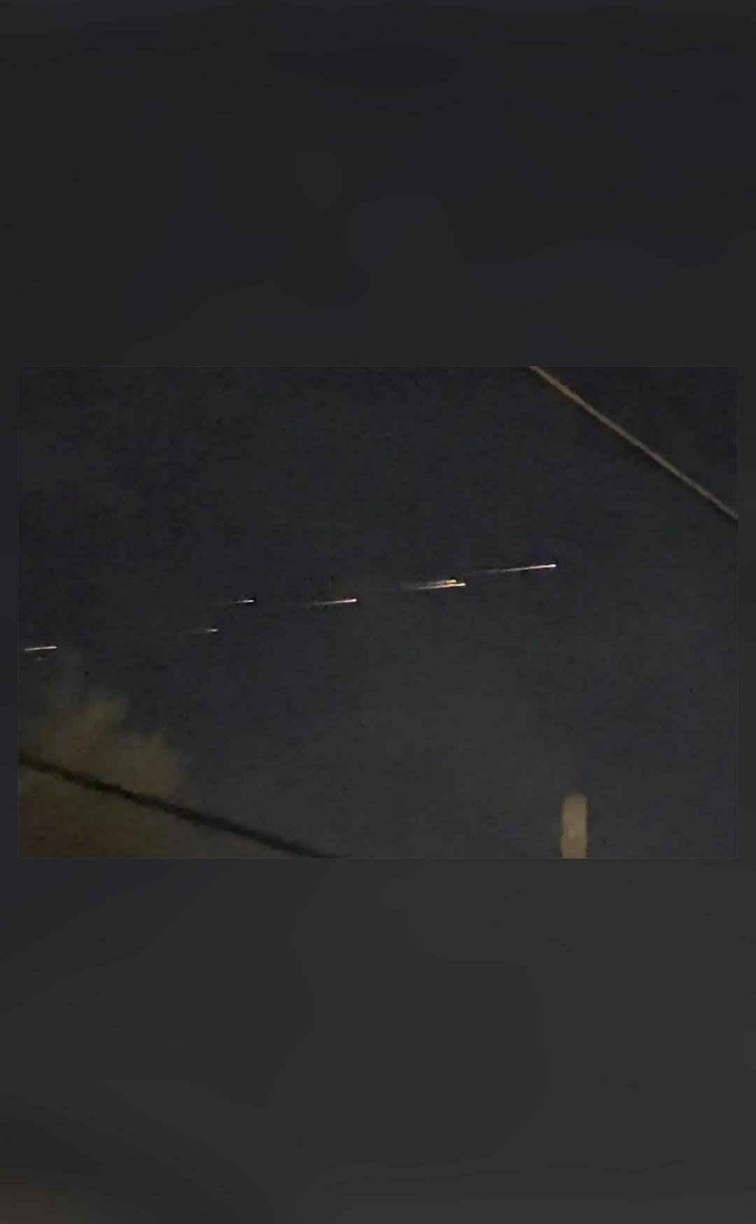 Pic shows mysterious streaks of light in sky over US | Miscellaneous ...