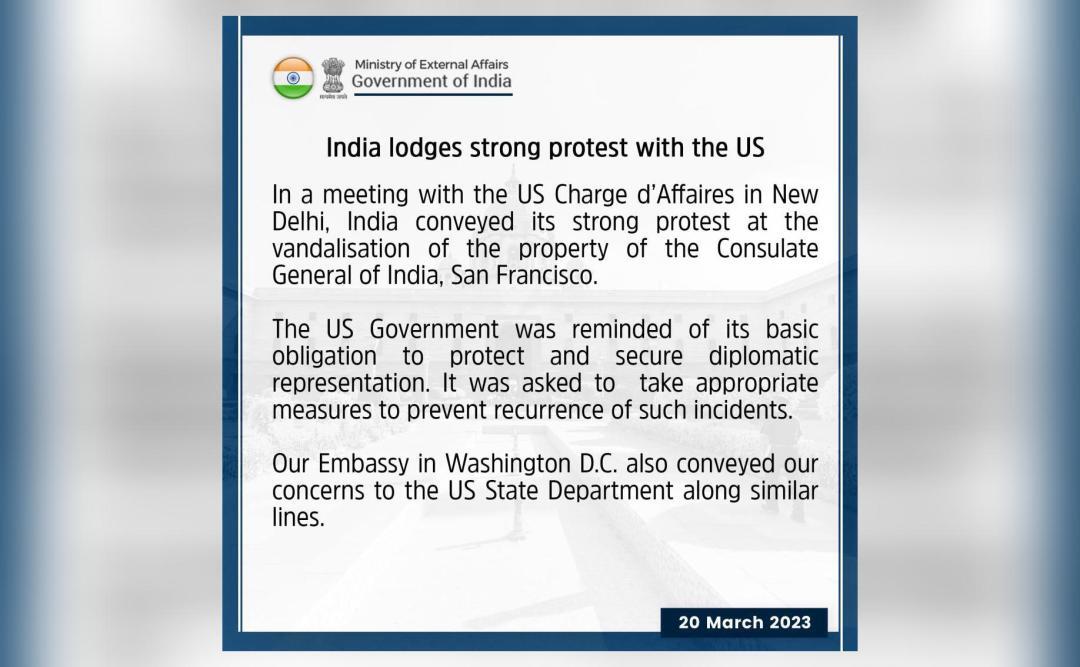 India releases statement after Khalistan supporters attack Indian ...