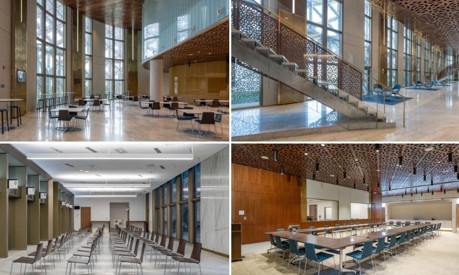 Pic shows inside view of US Consulate's new facility in Hyderabad