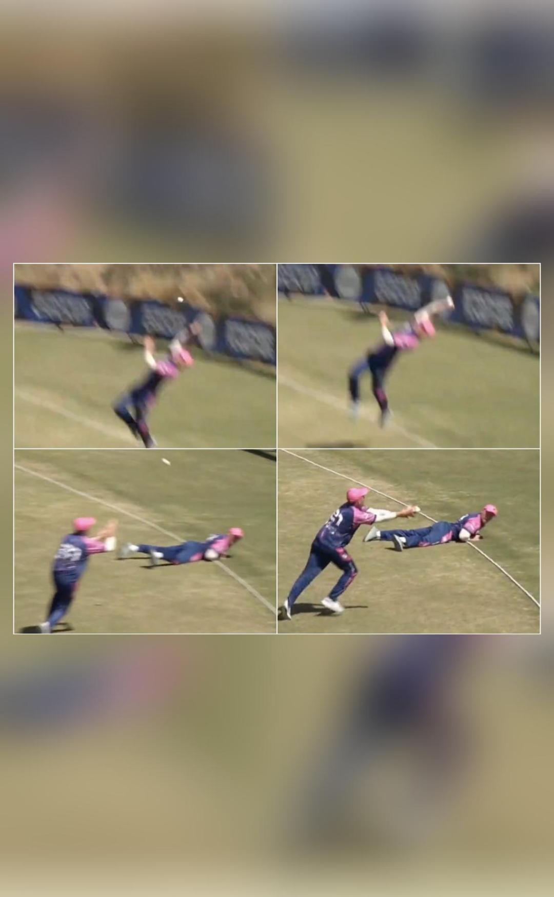 2 players combine to pull off relay catch in ECL, video surfaces