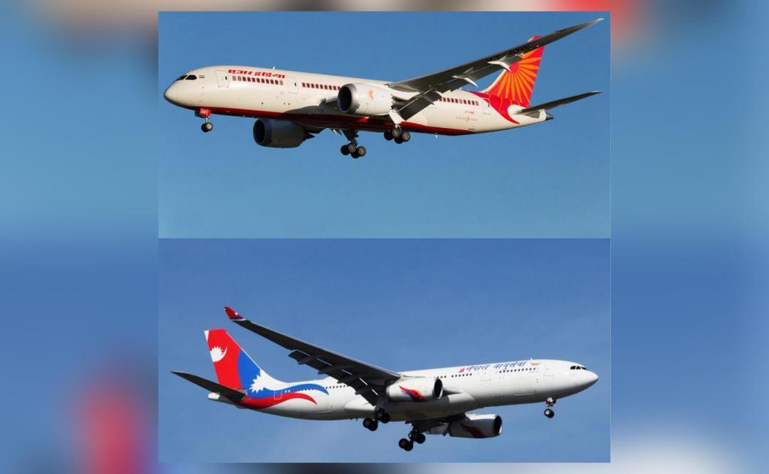 Air India and Nepal Airlines planes almost collide mid-air, 2 ATCs ...