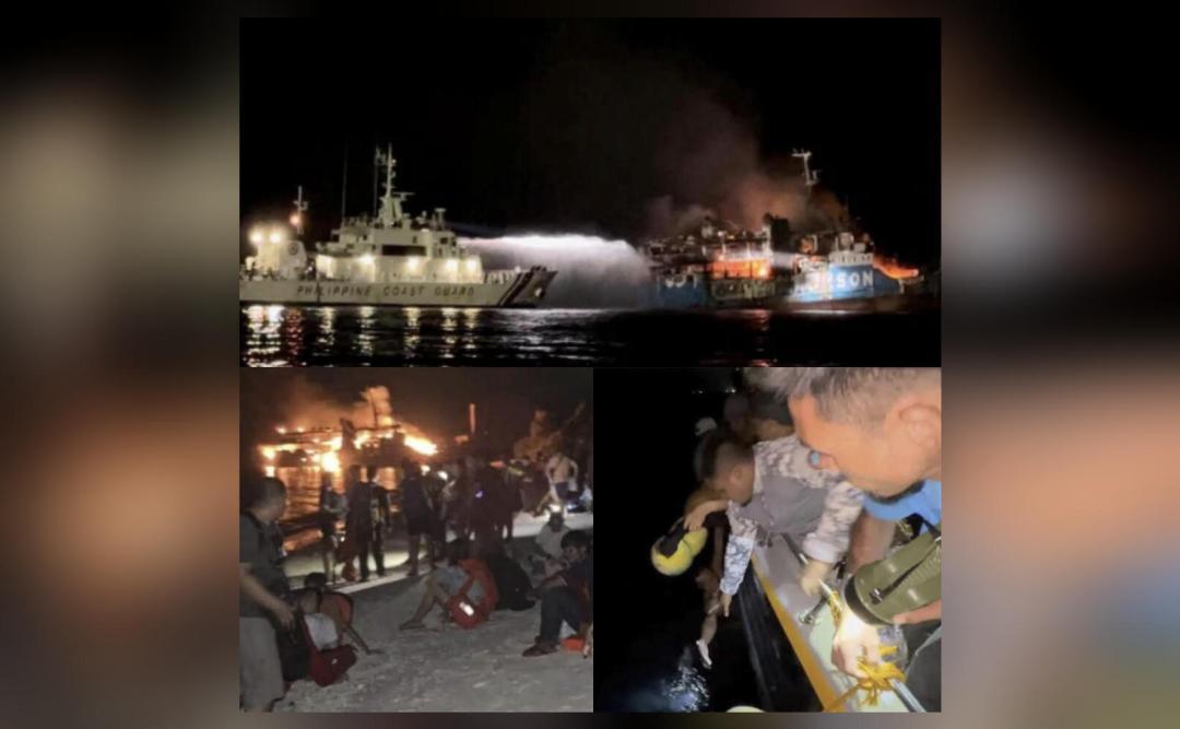 At least 28 killed after Philippine passenger ferry catches fire