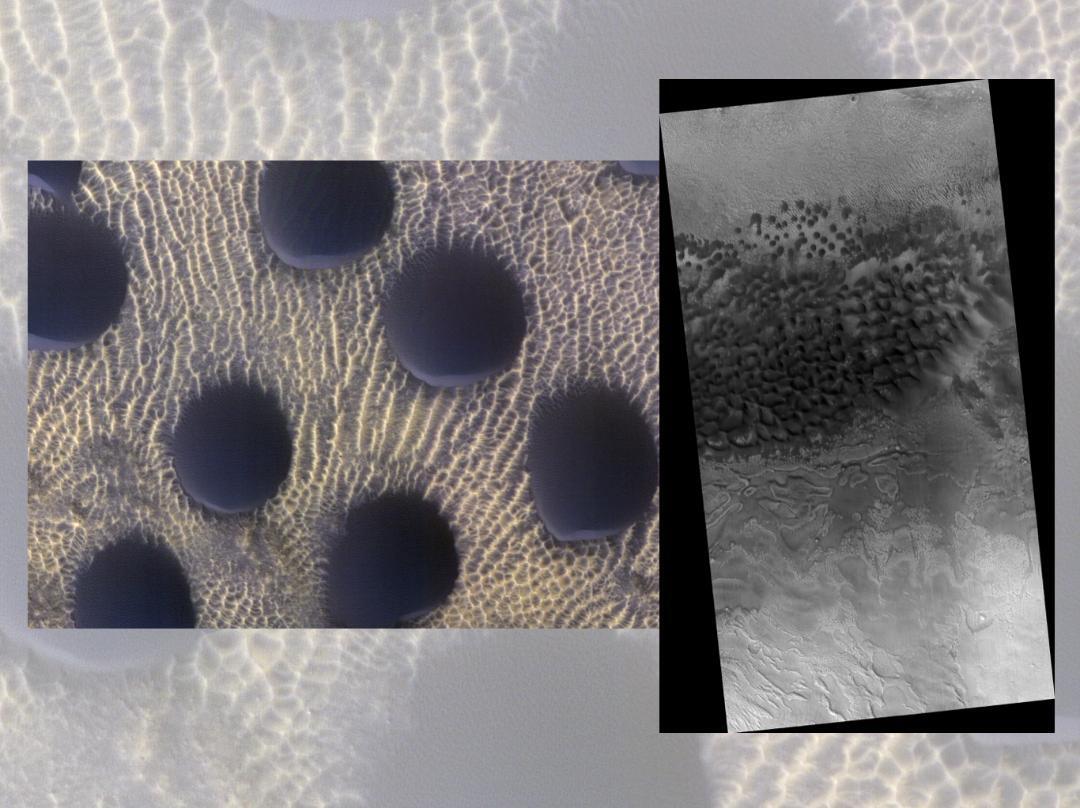 Unusual circular sand dunes spotted on Mars, NASA shares pics | Science ...