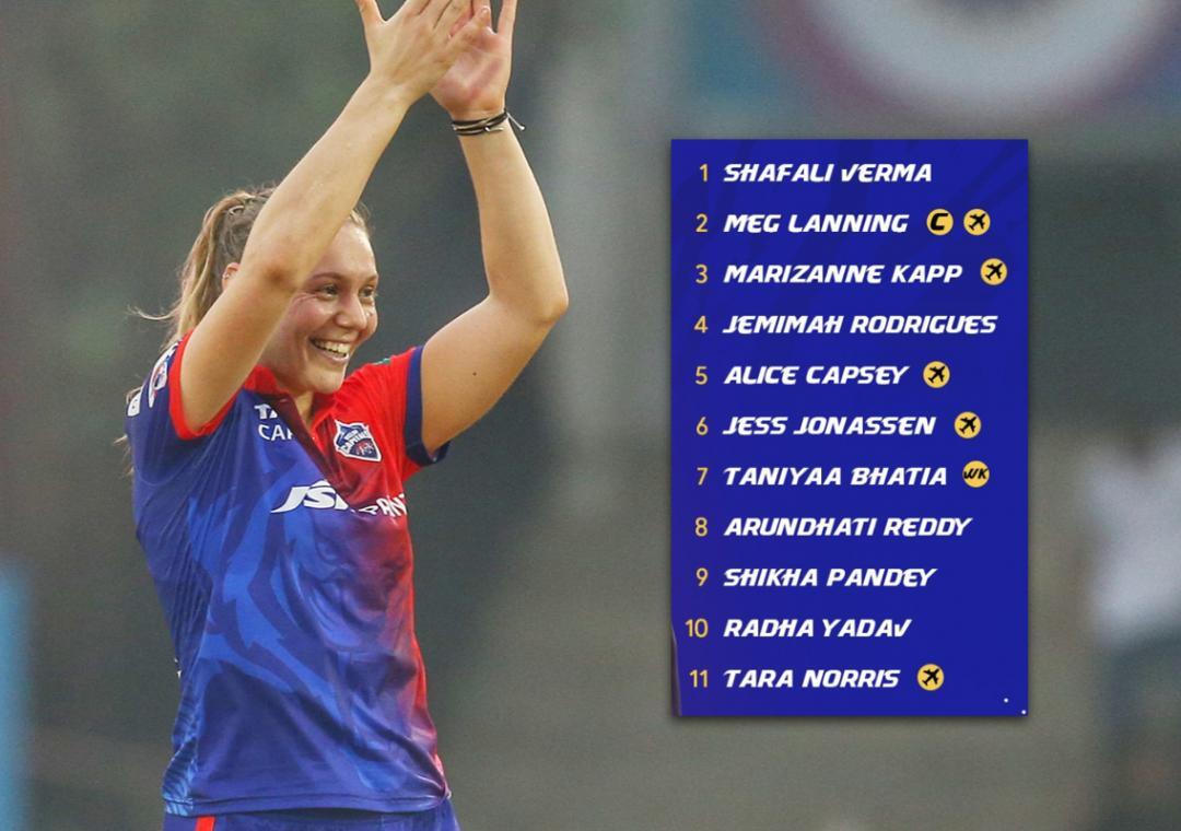 How did DC play 5 overseas players against RCB despite 4-player rule?