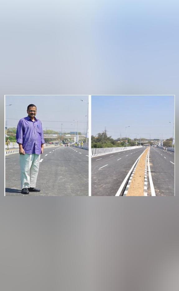 Delhi CM shares pics of newly-inaugurated extended Ashram flyover