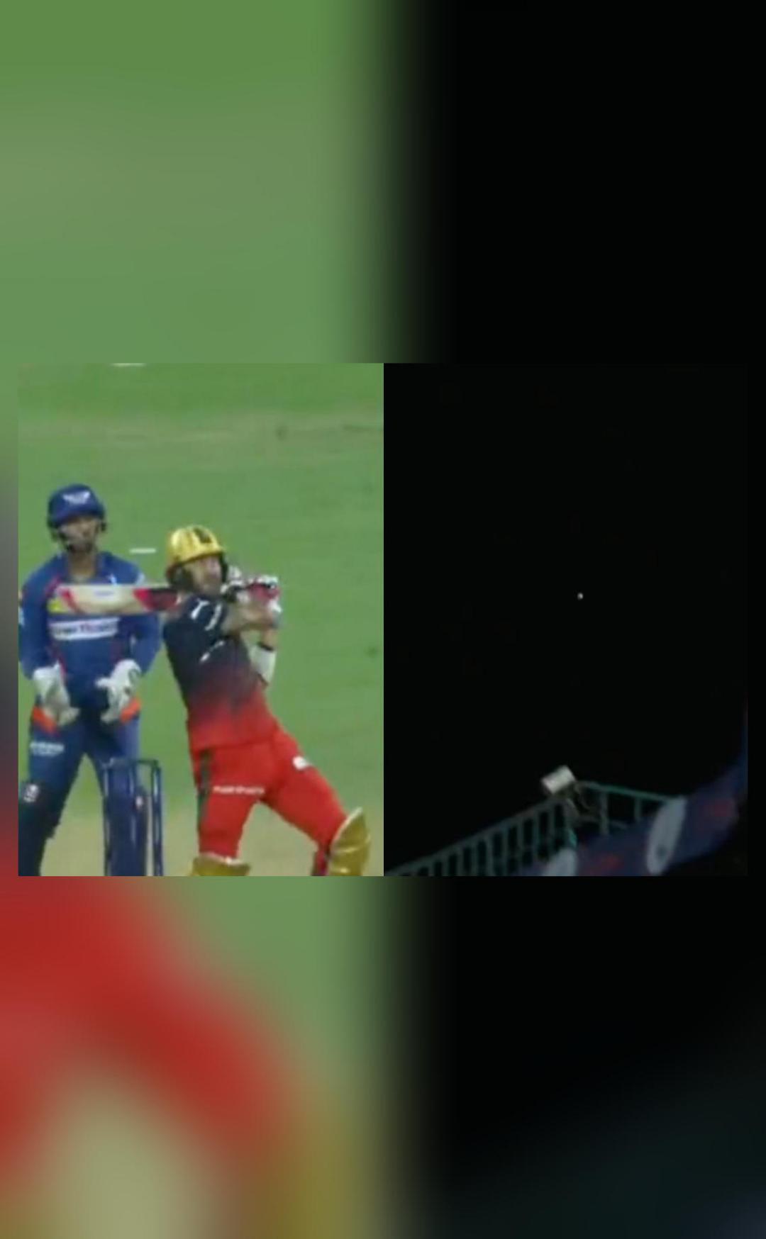 Faf du Plessis smashes biggest six of IPL 2023 Faf du Plessis smashes biggest six of IPL 2023