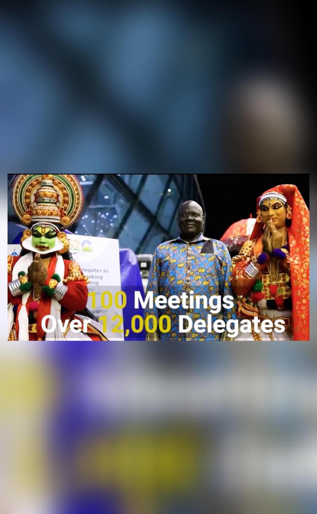 India hosts 100th G20 meeting under its presidency India hosts 100th G20 meeting under its presidency