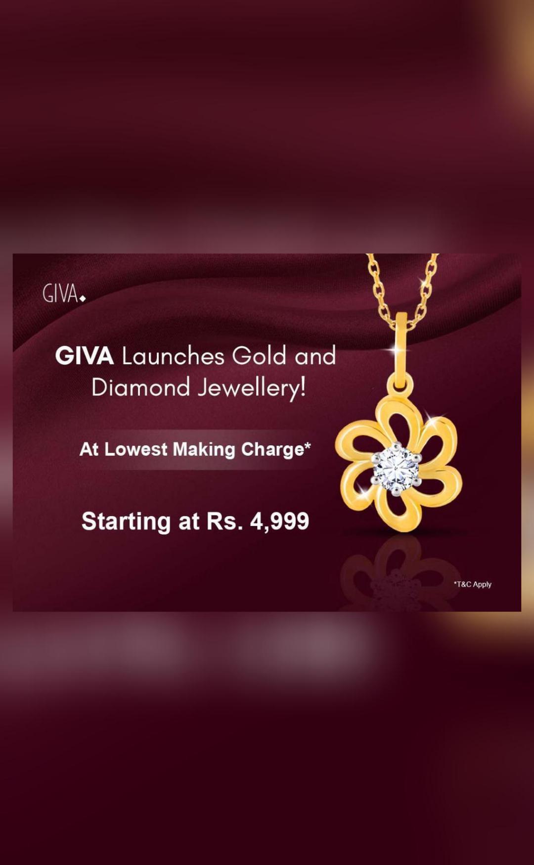 GIVA launches 14K & 18K gold jewellery featuring lab-grown diamonds ...