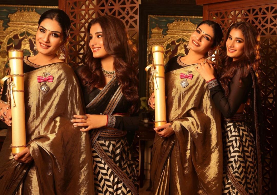 Raveena's daughter shares pics with her after Padma Shri win, says 'Sky ...