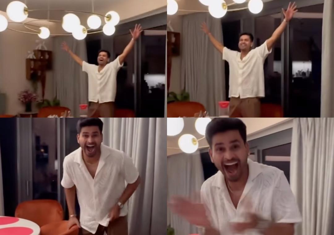 Shreyas Iyer shares video of him celebrating Rinku Singh's 5 sixes in a row | IPL_2023 News ...