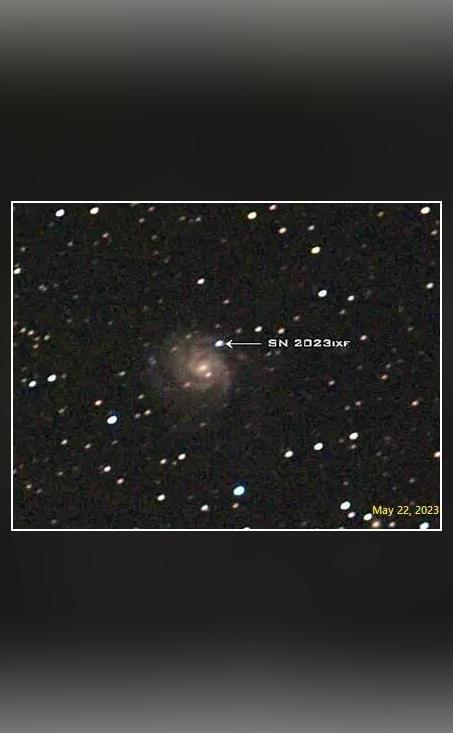 Indian astronomers capture supernova 21 million light years away from ...