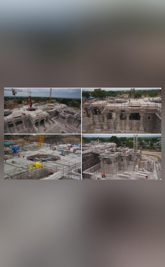 Latest pics of Ram Mandir construction in Ayodhya released