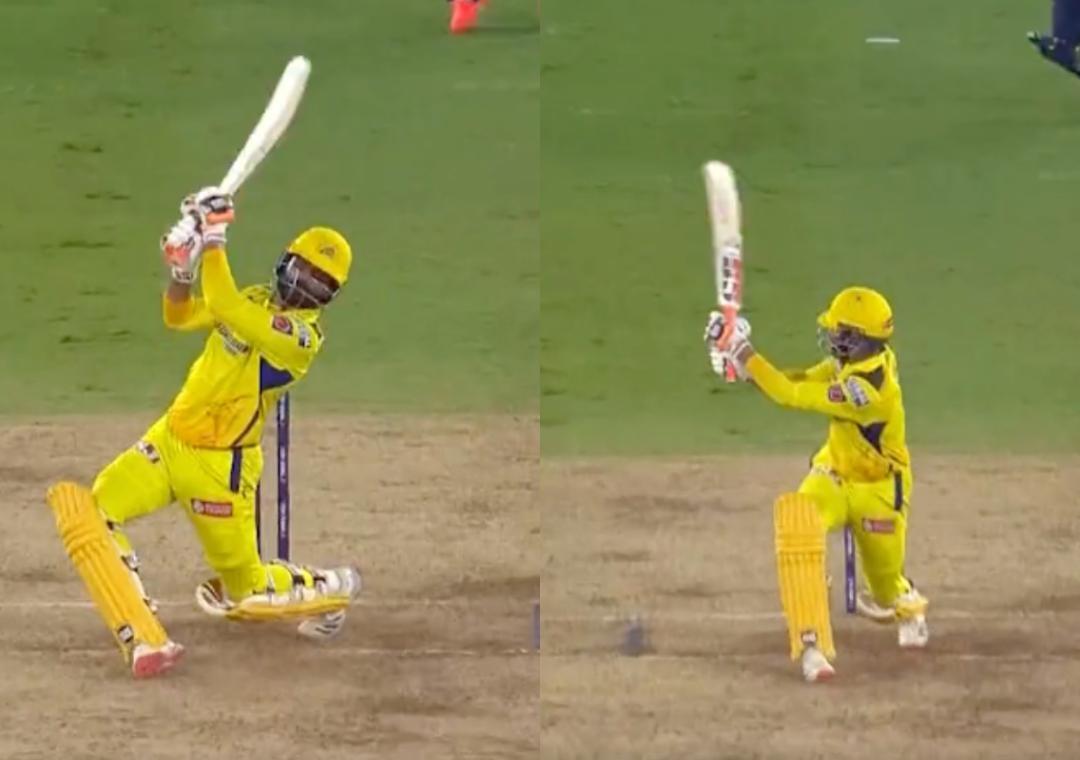 IPL shares video of Jadeja hitting 6 & 4 on last 2 balls to help CSK ...