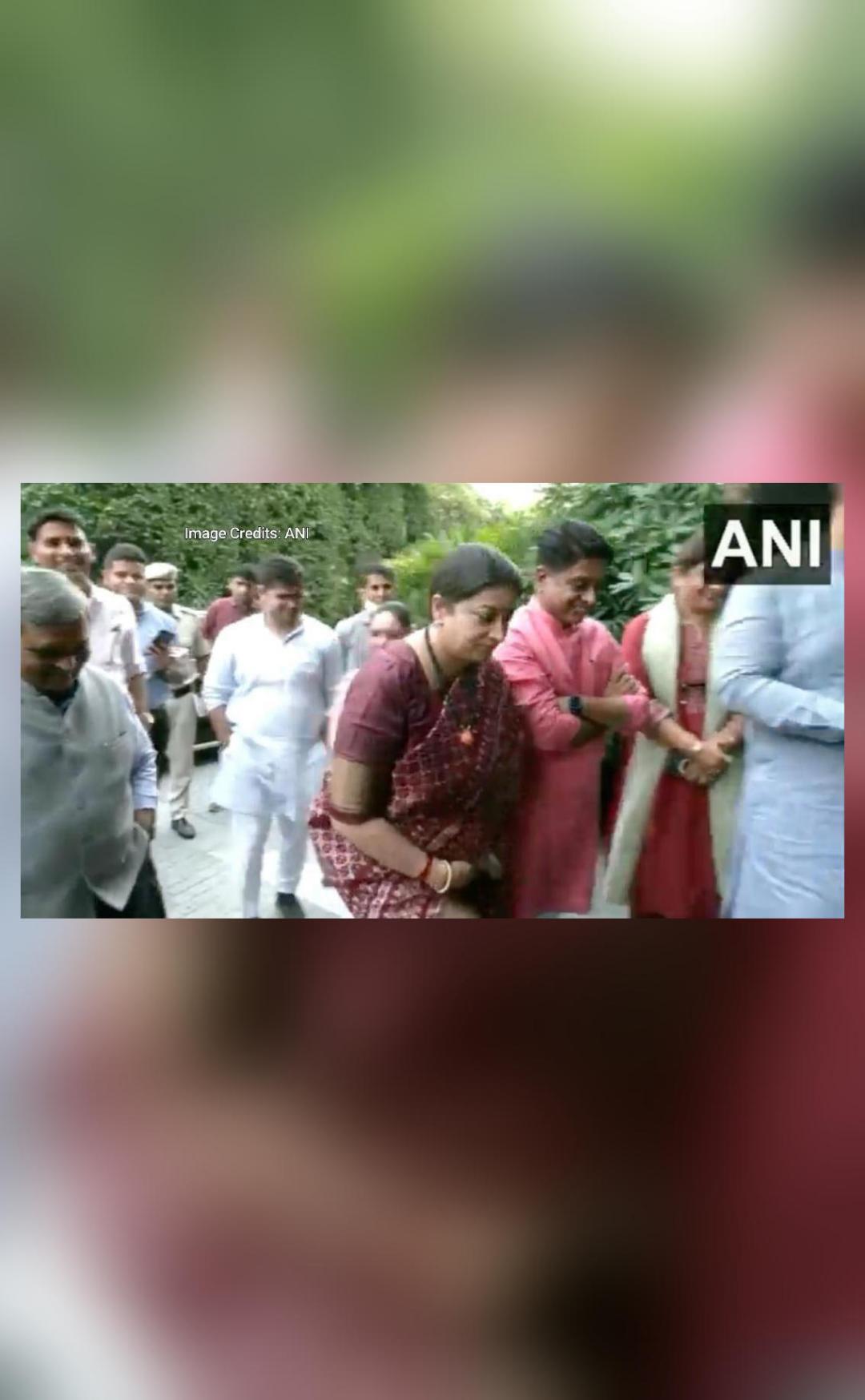 Smriti Irani reaches Delhi cinema hall to watch 'The Kerala Story' | Entertainment News | Inshorts