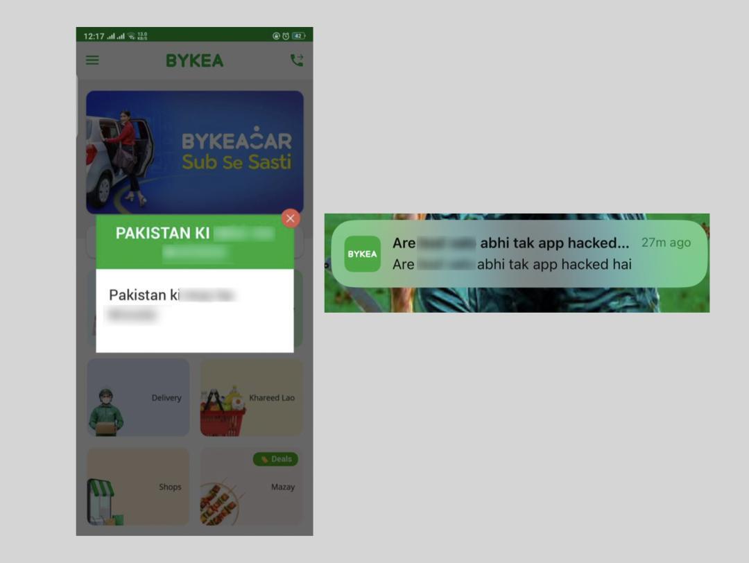 Pak's top ride-hailing app Bykea hacked, users get abusive ...