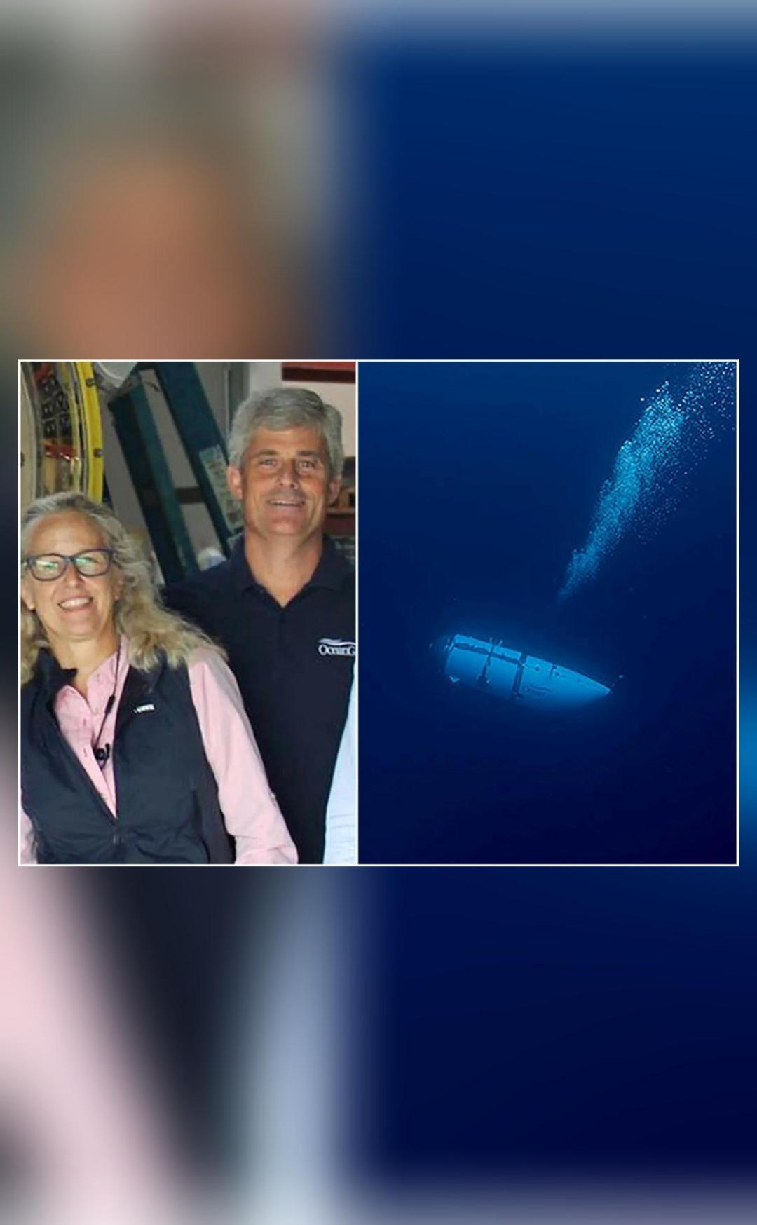 Wife of missing submarine pilot descended from couple who died on Titanic: Report