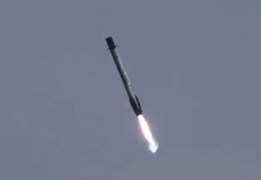 SpaceX shares tracking footage of its rocket returning to Earth