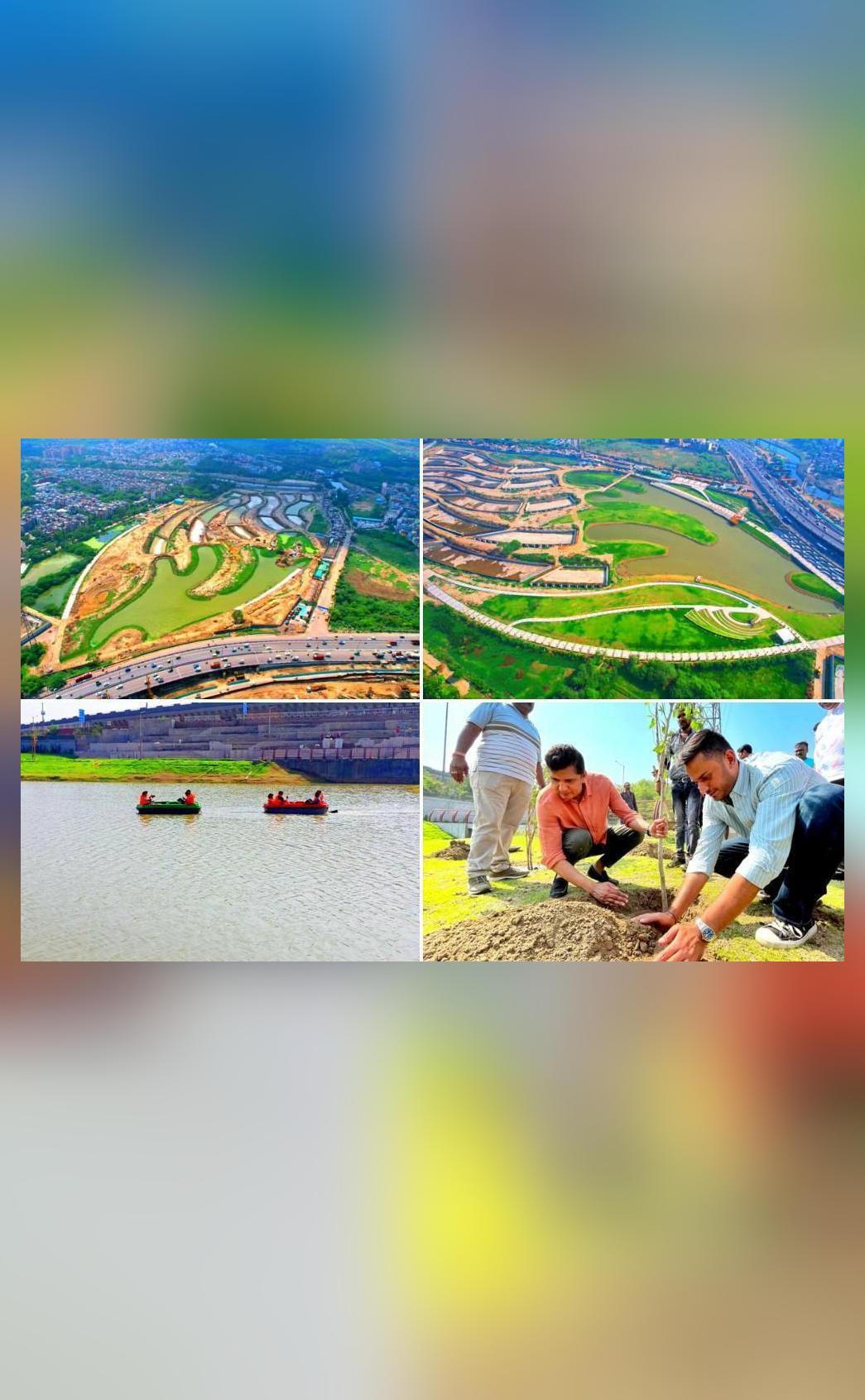 Look at this beautiful lake: Kejriwal on pictures of Timarpur Lake ...