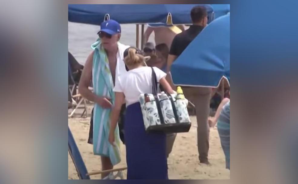 Video shows US President Joe Biden relaxing on beach in Delaware