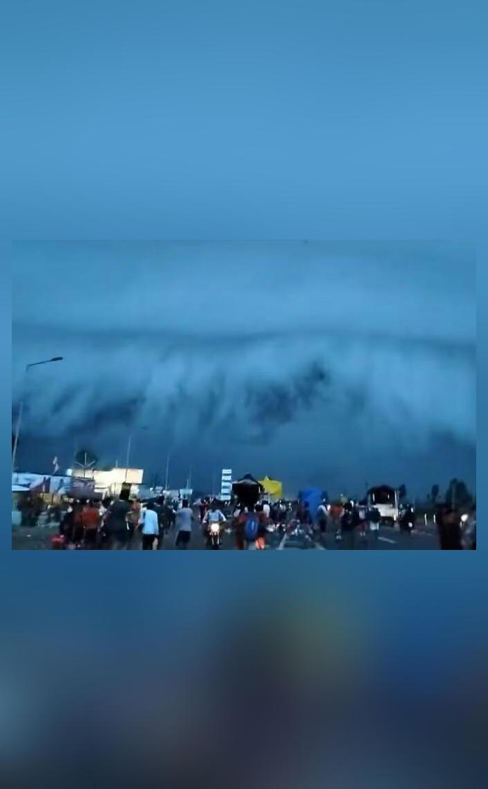 How is shelf cloud, which was seen in viral video from Uttarakhand, formed?