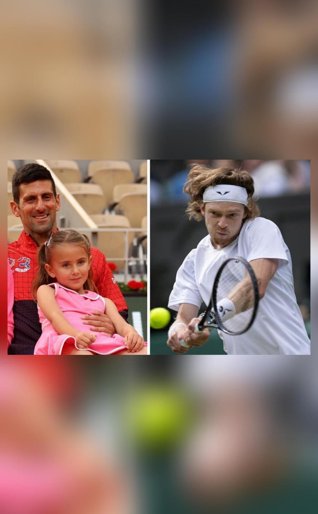 Rublev is daughter's favourite, she likes his headband: Djokovic