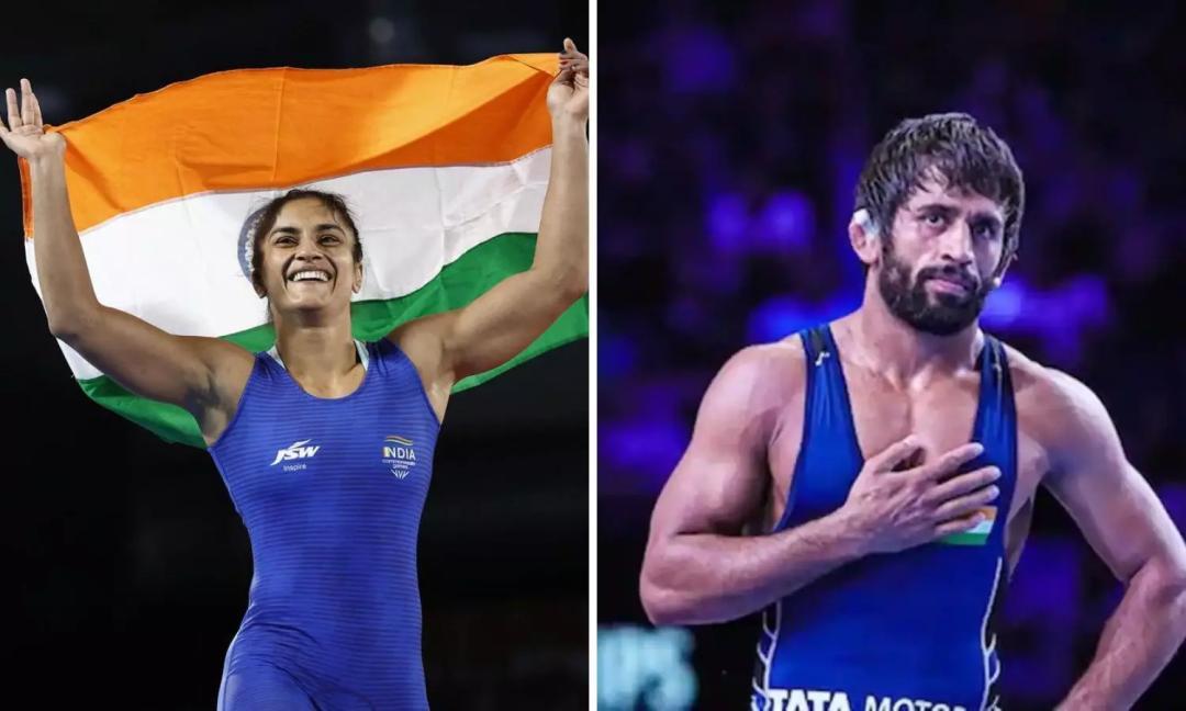 Bajrang Punia, Vinesh Phogat exempted from Asian Games trials