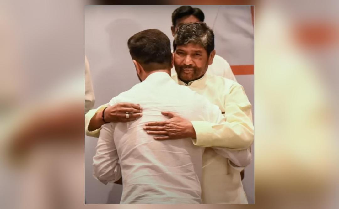Chirag touches estranged uncle Paras' feet, gets hug in return