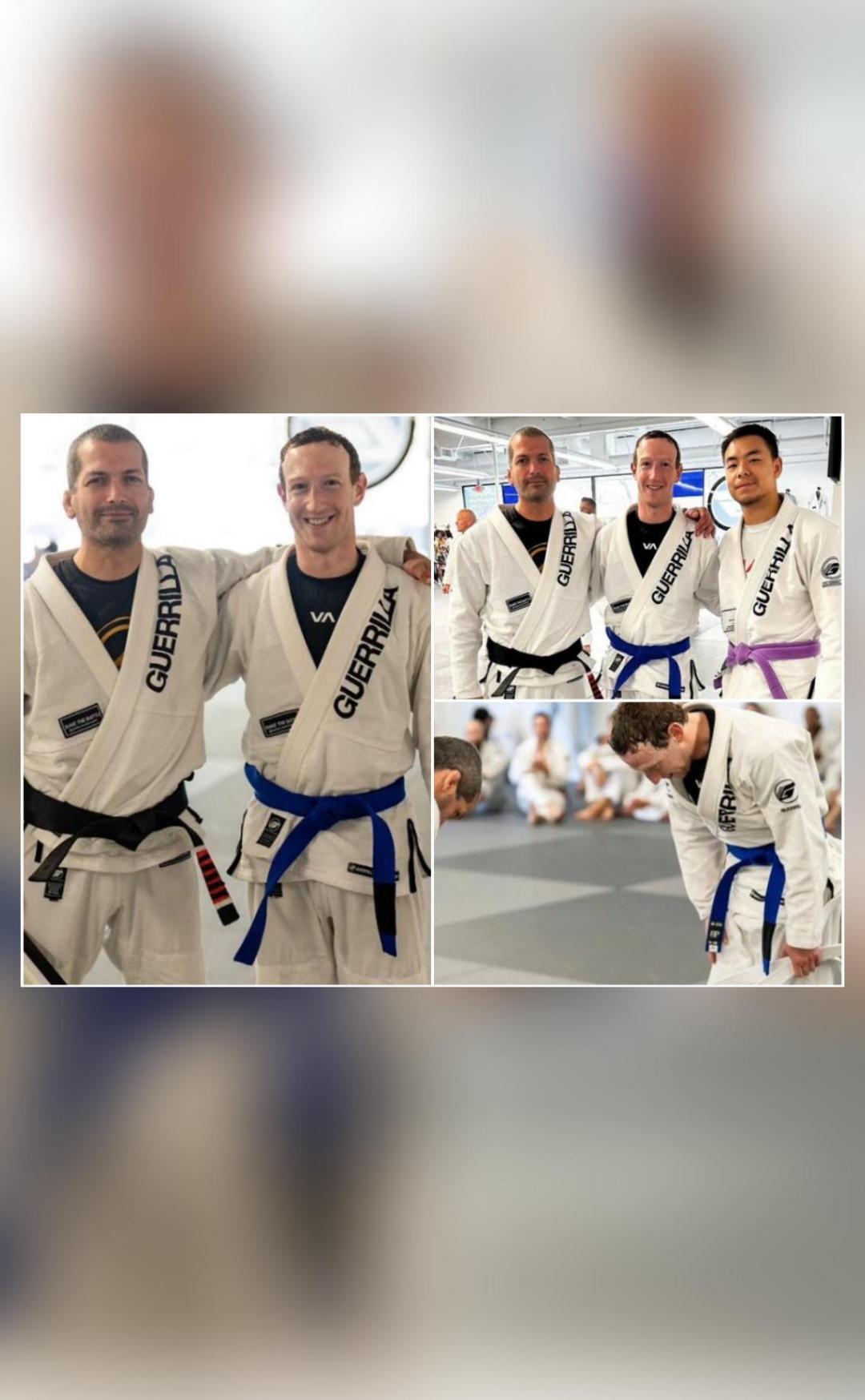 Billionaire Mark Zuckerberg promoted to blue belt in Brazilian jiu-jitsu