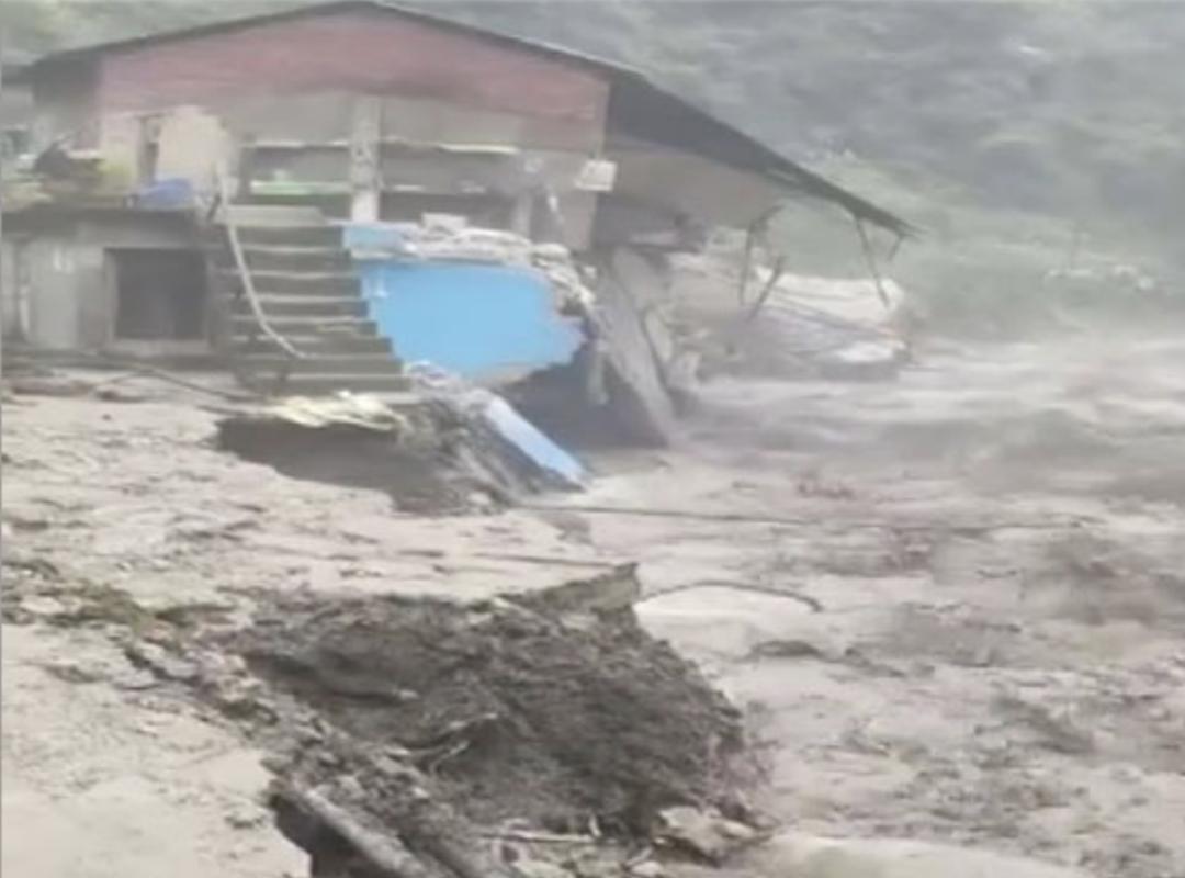 Cloudburst in Himachal's Kullu damages houses, washes away bridges