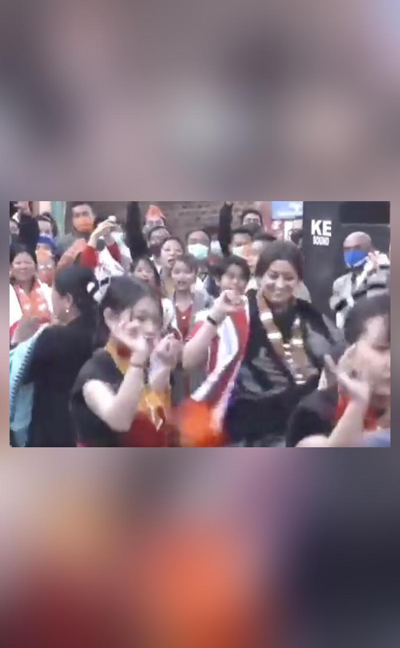 Congress shares old video of Irani dancing with Manipuri artists
