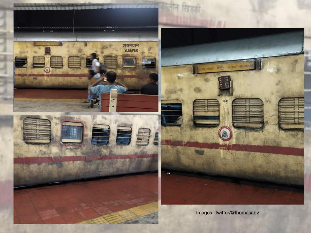 'How can you do this,' asks man on pics of 'disgusting' coach; Railways ...