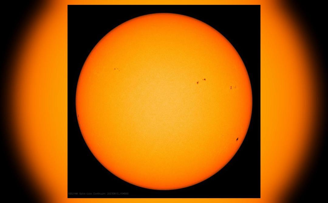Latest pic of Sun with sunspots released