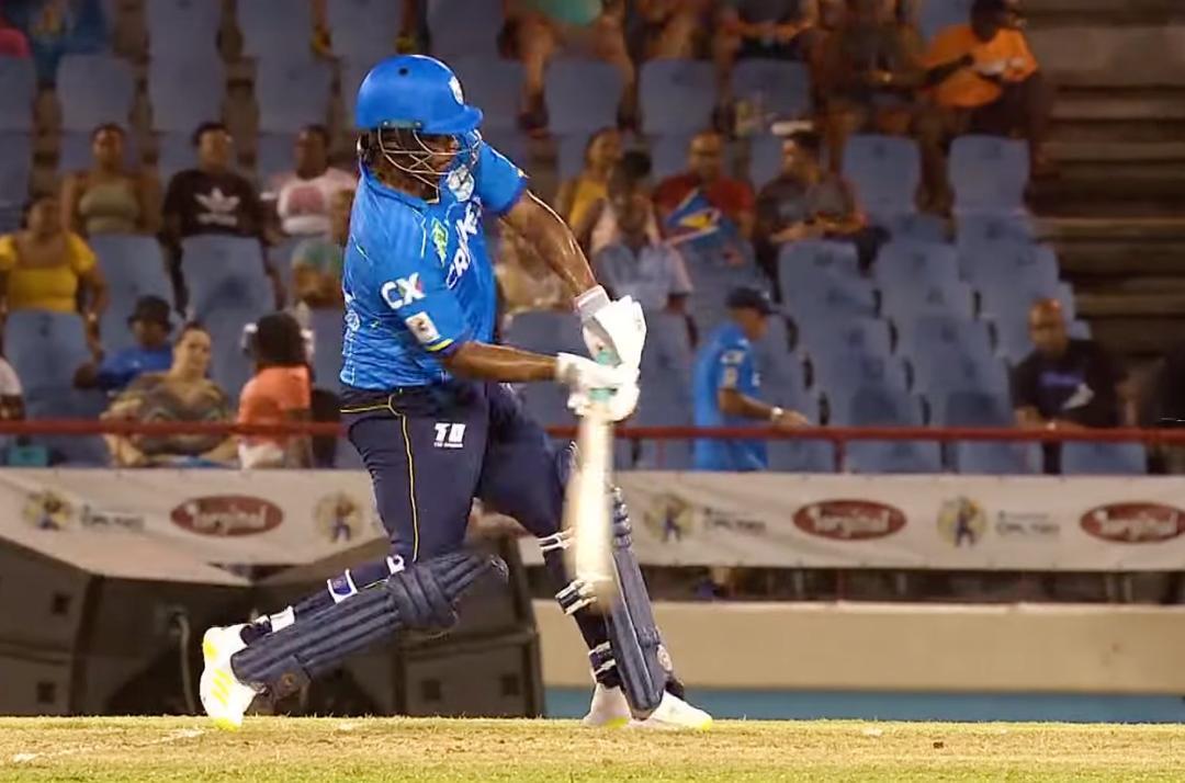 CPL shares video of Johnson Charles' 6 reaching the stadium's roof