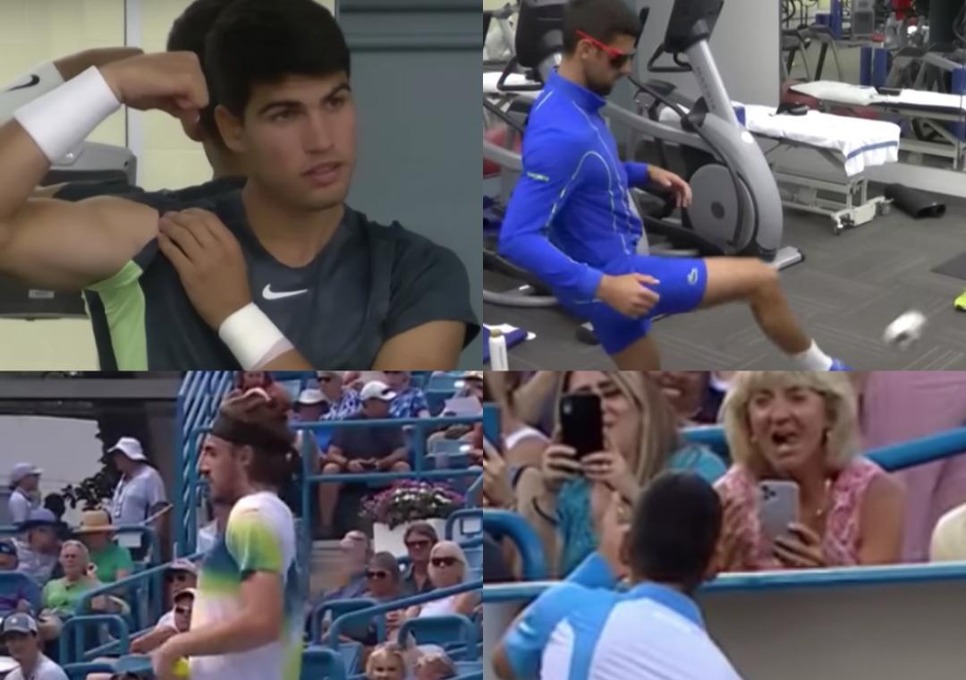 Alcaraz shows biceps as Cincinnati Open shares 'funniest moments ...