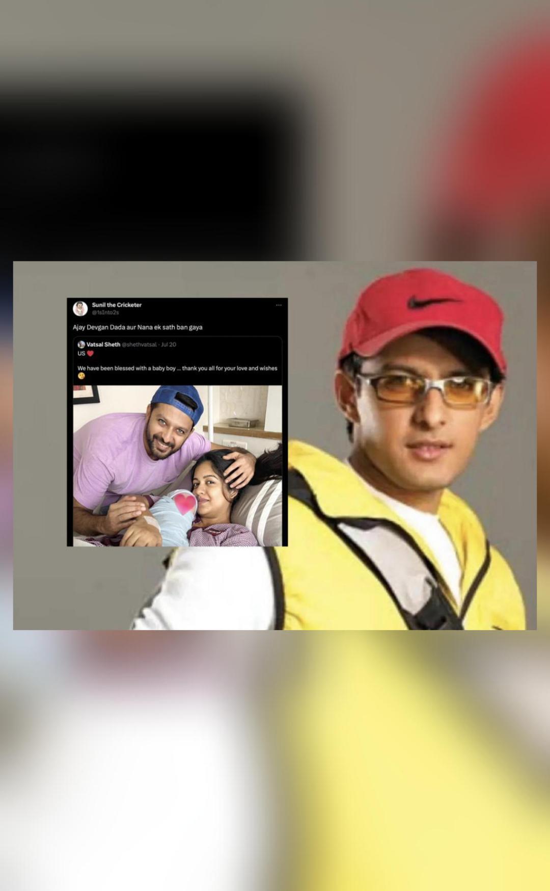 Was funny: Vatsal on meme that Ajay became nana & dada at once