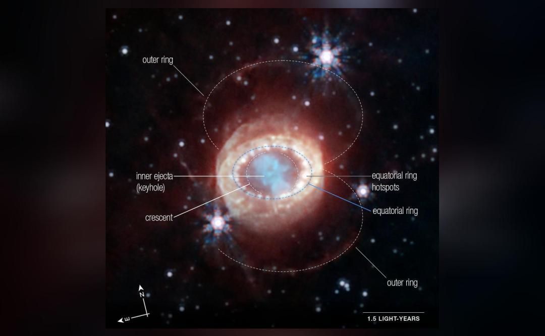 Keyhole-like structure seen in centre of supernova; NASA pic goes viral