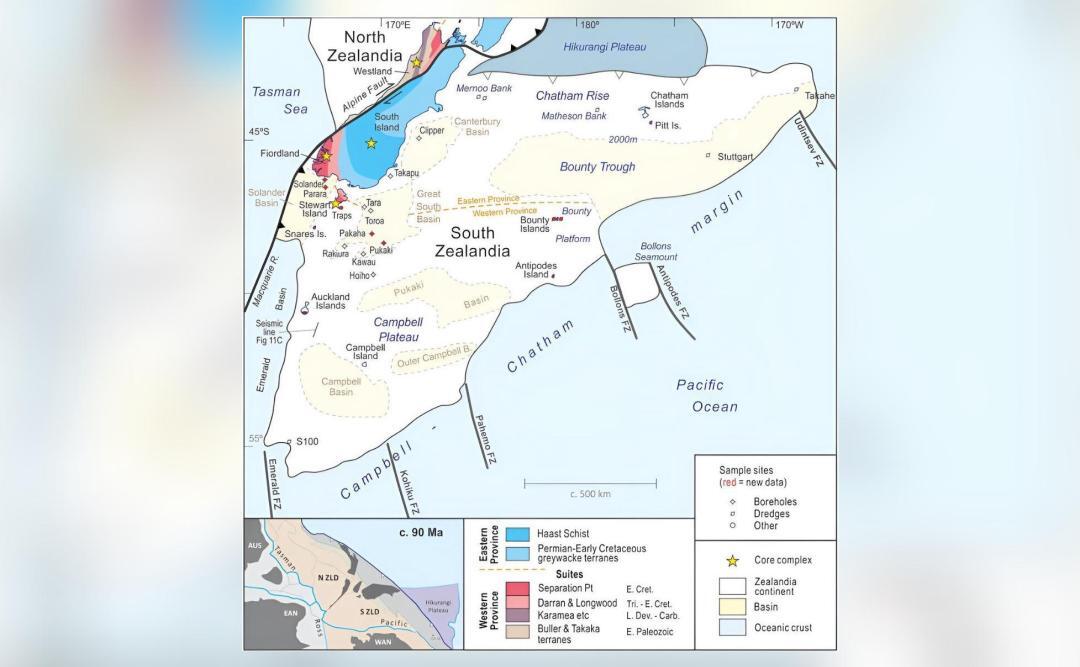 New map of Earth's 8th 'continent' Zealandia created by geologists ...