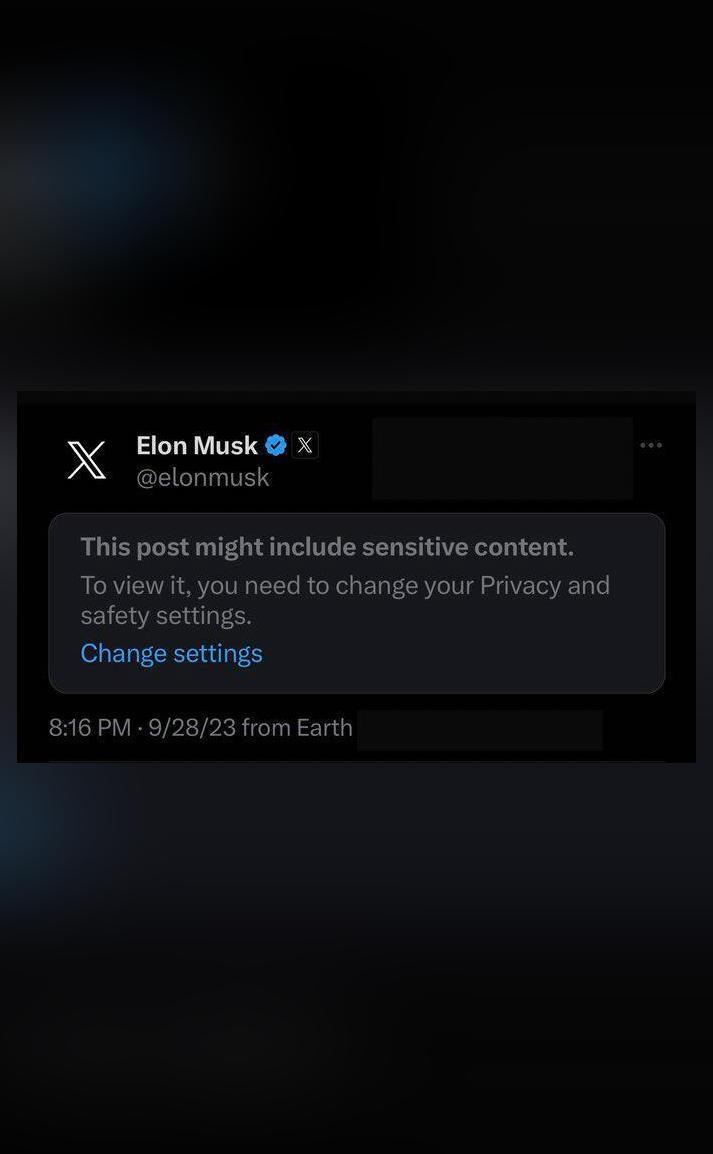 X user shares pic of Musk's censored post, billionaire says 'sigh'