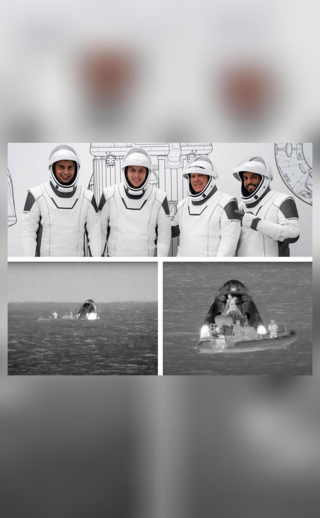 SpaceX Crew-6 astronauts splash down on Earth after 6 months