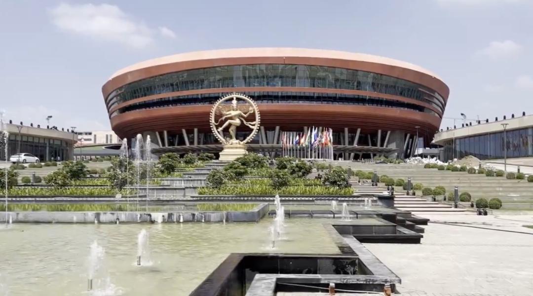 'World's tallest' 28-ft-tall Nataraj statue installed at G20 venue ...