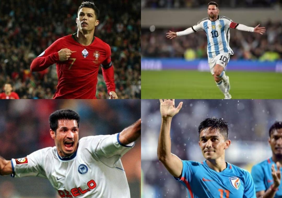 Which 10 players have scored the most goals in international football ...
