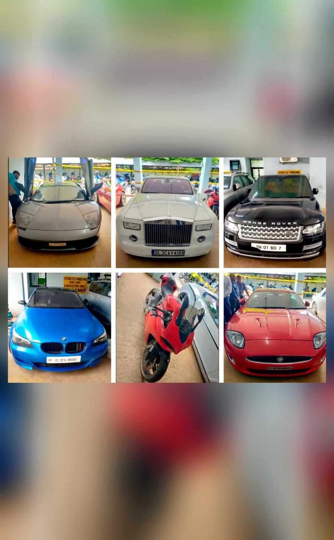 Lamborghini, Rolls-Royce among luxury cars of conman Sukesh to be ...